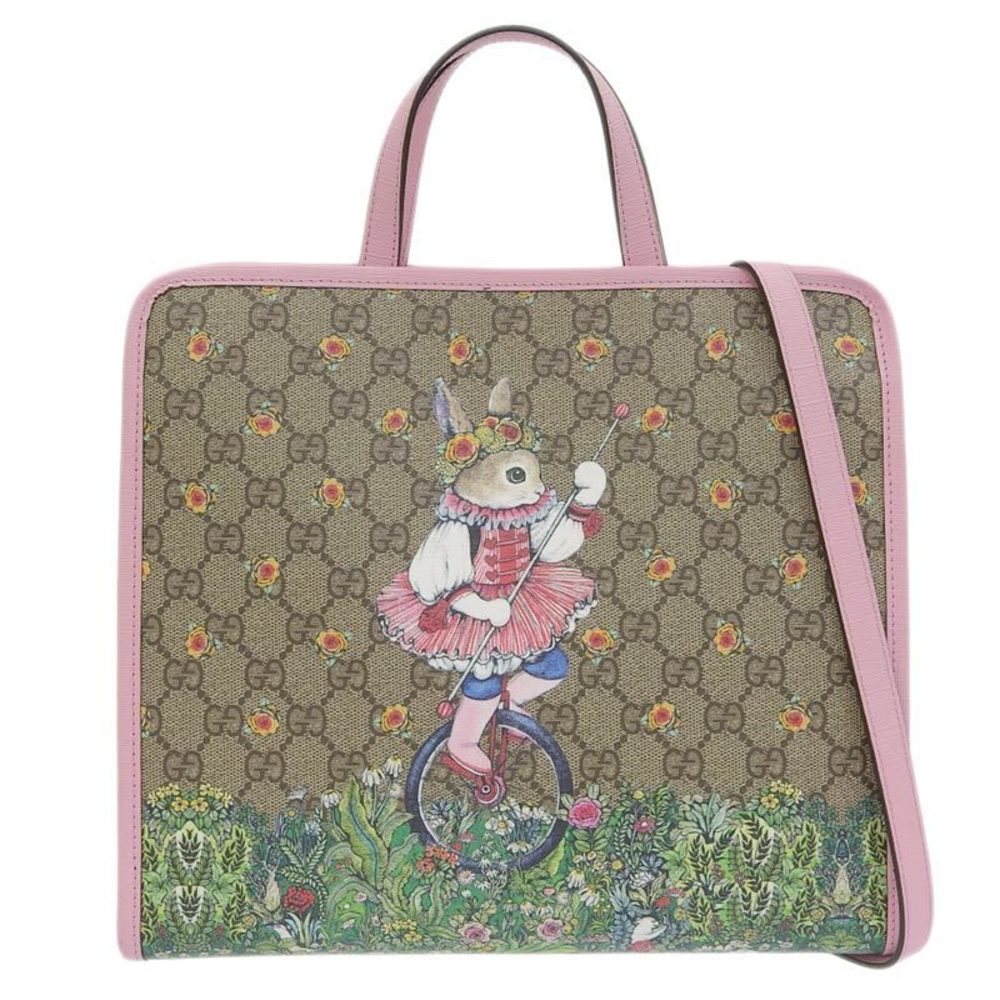 Gucci Children's Yuko Higuchi Rabbit Bag Beige Pink - Gem